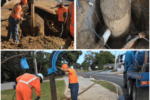 Marine Parade Manhole Replacement - Hygrade Water New Zealand