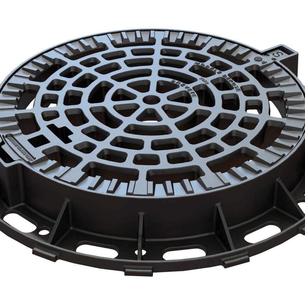 SOLO 600mm F900 Hinged Covers & Grates - Hygrade Water New Zealand